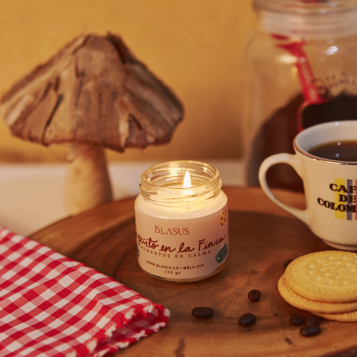 Vela Cafecito en la Finca – Blasus Colombia